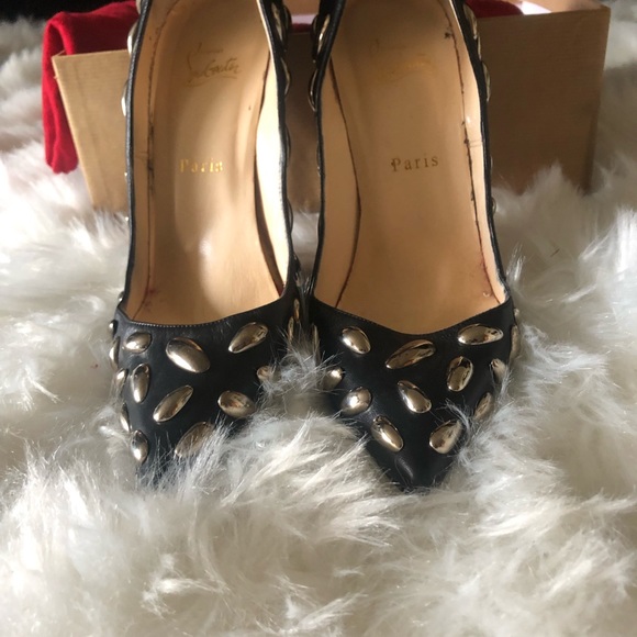 Christian Louboutin | Shoes | So Kate 2 Python Crystal Studded Pumps ...